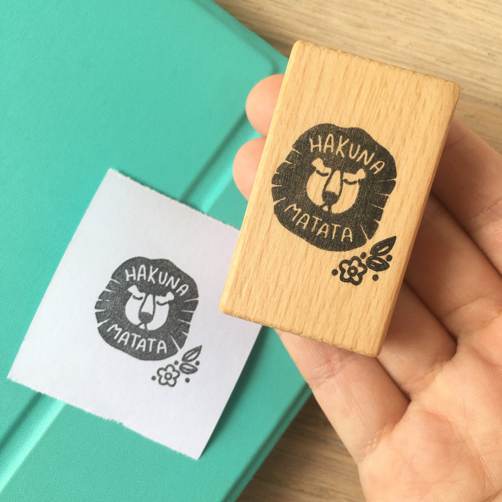 Limited Edition: Hakuna Matata Rubber Stamp – ParadeMade